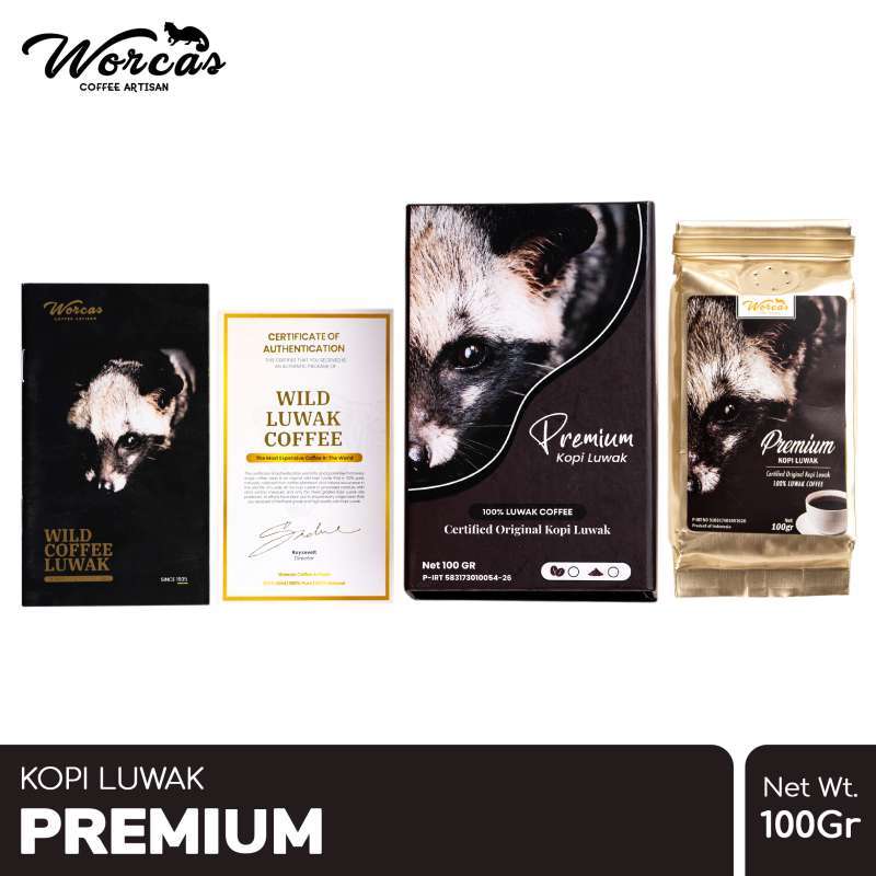 Jual Worcas Premium Luwak Coffee 100gr - Classic Box - Kopi Biji Di ...