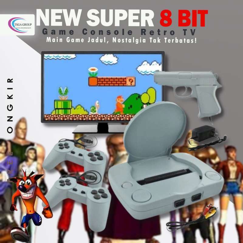 Promo New Super 8 Bit Game Classic Retro Tv Console Diskon 14% Di ...