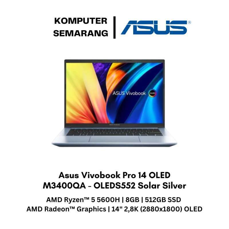 Promo Asus Vivobook Pro 14 OLED M3400QA - OLEDS552 Solar Silver [AMD ...