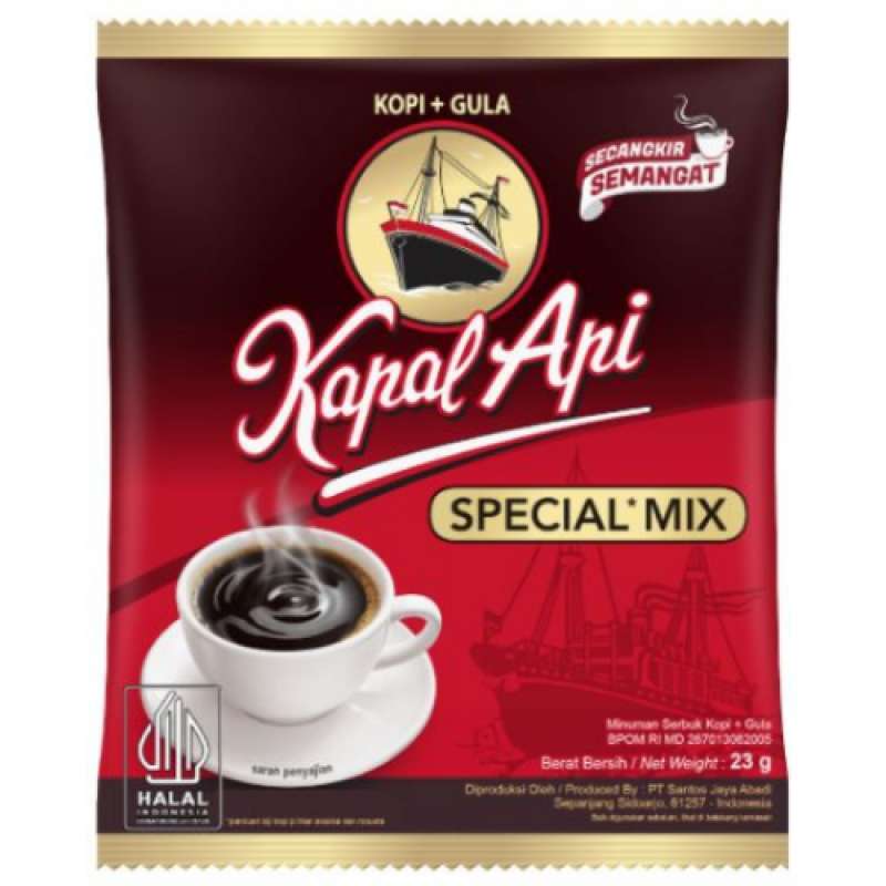 Jual Kapal Api Kopi Instan Special Mix 23 Gr @ Karton / 120 Pcs Di ...