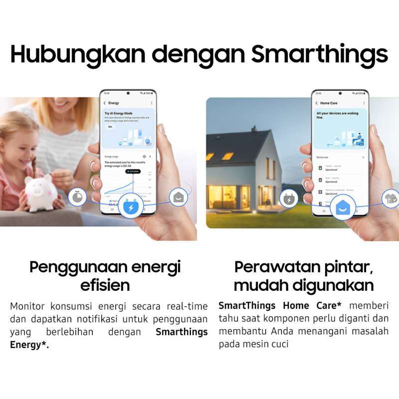 Jual Samsung Mesin Cuci Top Load Ecobubble Smartthings 18kg - Wa18cg6886bvse + Free Gift Vacuum ...