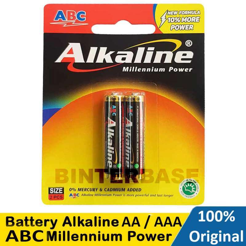 Jual Baterai Alkaline Abc A2 A3 Aa Aaa Original Asli Metal 2 Buah Pcs ...