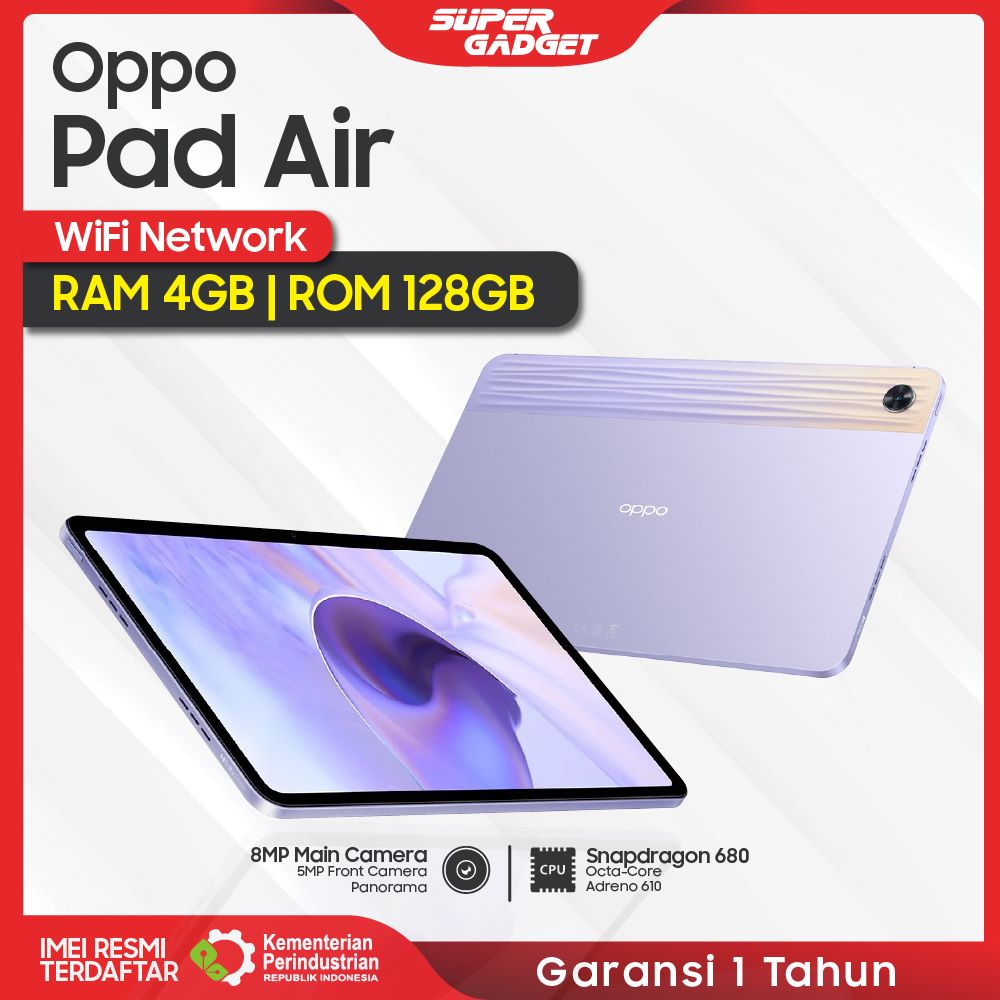 Jual OPPO Pad Air 4/128 RAM 4 ROM 128 GB 4GB 128GB Tab Paket Bundling ...