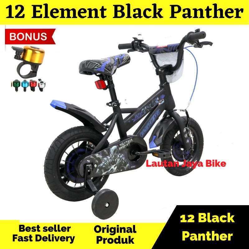 Jual Sepeda 12 Bmx Element Black Panther Di Seller Lautan Jaya Bike ...
