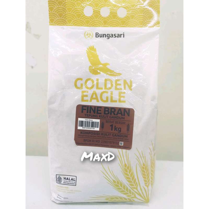 Jual Tepung Kulit Gandum Bungasari Golden Eagle Fine Bran 1kg Di Seller ...