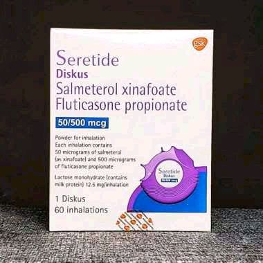 Jual Seretide Diskus 50/500 Mcg Per Box Di Seller Apotek Balanak - Kayu ...