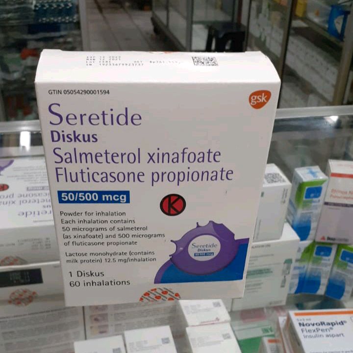 Jual Seretide Diskus 50/500 Mcg Per Box Di Seller Apotek Balanak - Kayu ...