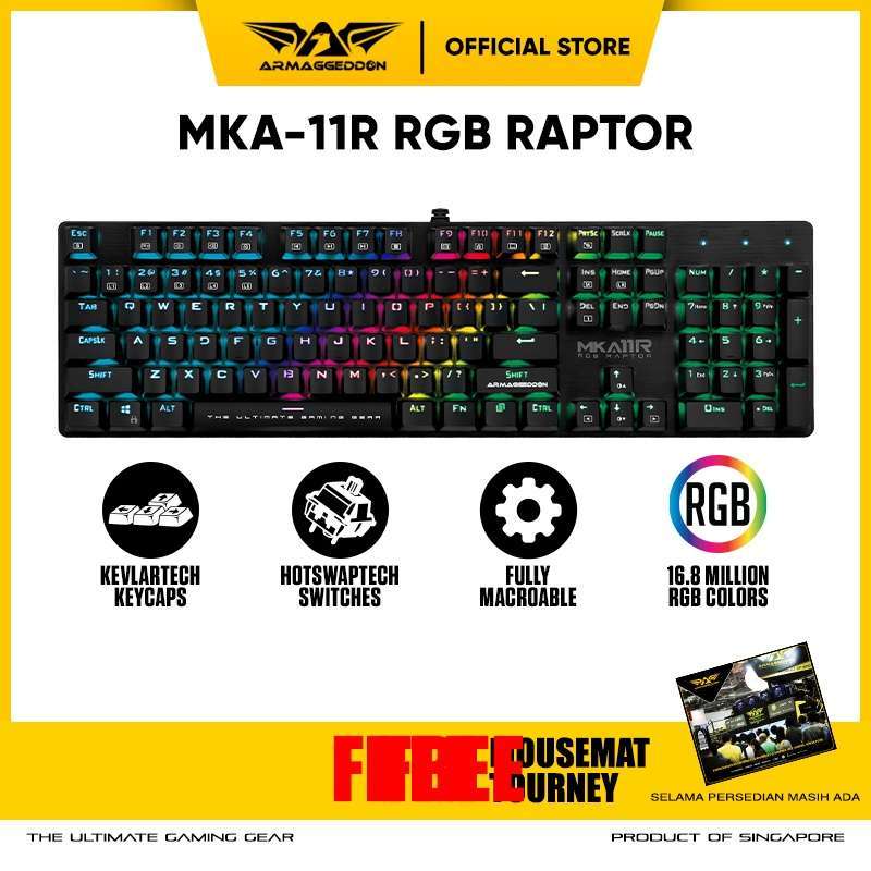 Jual Raptor Gaming Keyboard Original Murah - Harga Diskon April 2024 ...