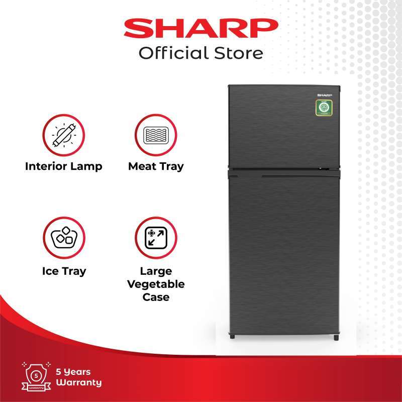 Jual SHARP SJ-195MN-HS Kulkas 2 Pintu Kirei [172 /152 Liter] di Seller Sharp Official Store ...