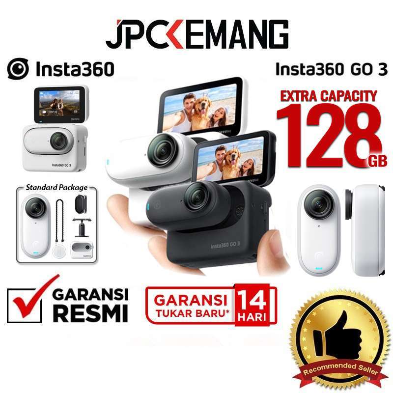 Promo Jpc Kemang Insta360 Go 3 Action Cam Camera Insta 360 Go3 128gb/64gb Garansi Resmi ...