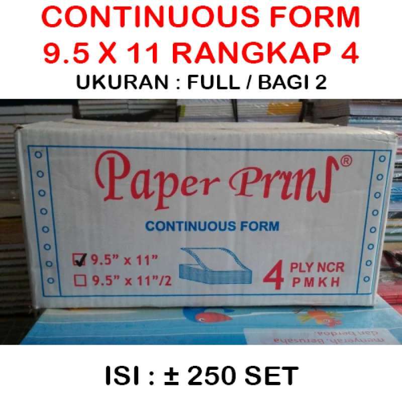 Jual Continuous Form Paper Print Original Harga Termurah April 2024 ...
