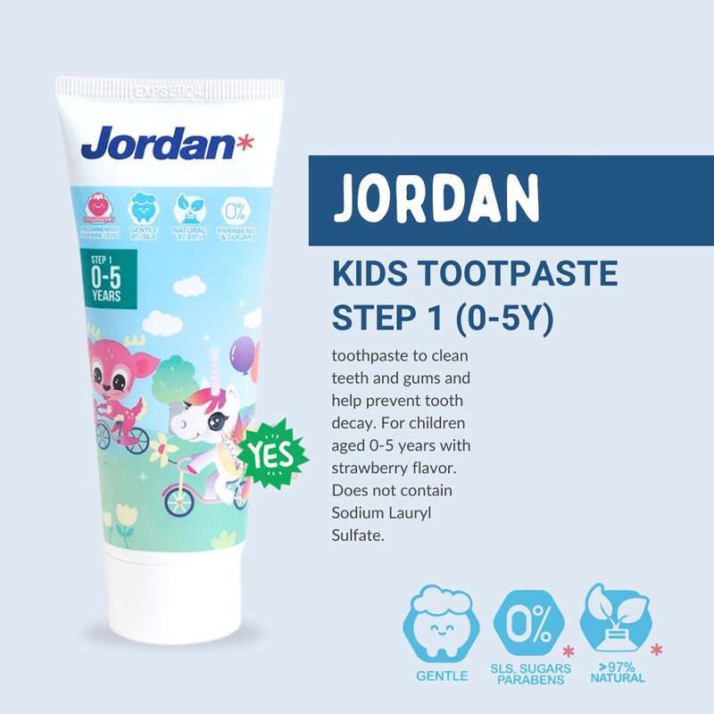 Jual Jordan Toothpaste Kids Milk Teeth 0-5thn 75gr - Pasta Gigi Anak Di ... Jual Jordan Toothpaste Kids Milk Teeth 0-5thn 75gr - Pasta Gigi Anak Di ...