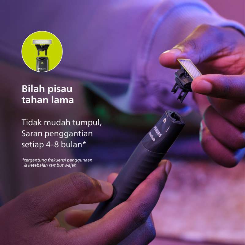 Promo Philips Refill Oneblade Qp210/51 Hybrid Blister Blade 1 Pack ...