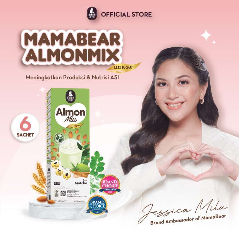Promo Mamabear Almonmix Matcha - Asi Booster Pelancar Peningkat Produksi Asi Diskon 14% Di ...