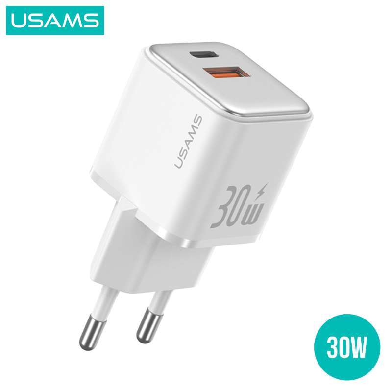 Jual USAMS X-ron Adapter Fast Charger Dual Port PD30W+QC30 di Seller USAMS ID Official Store ...
