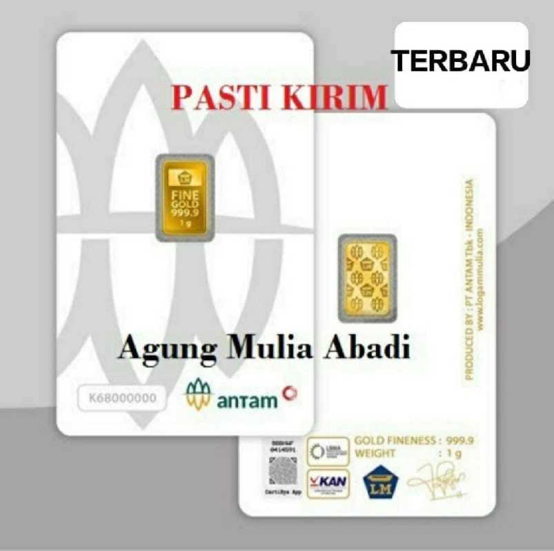 Jual Logam Mulia Emas Antam Bumn Terbaru 1 Gram Di Seller Agung Mulia ...