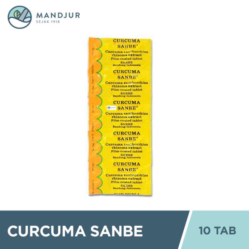 Jual Curcuma Sanbe 10 Tablet - Suplemen Kesehatan Hati Dan Nafsu Makan ...