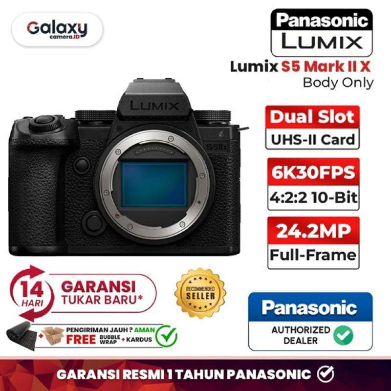 Promo Panasonic Lumix S5 Mark Ii X Kamera Mirrorless Body Only Mark 2 Resmi Diskon 7% Di Seller ...