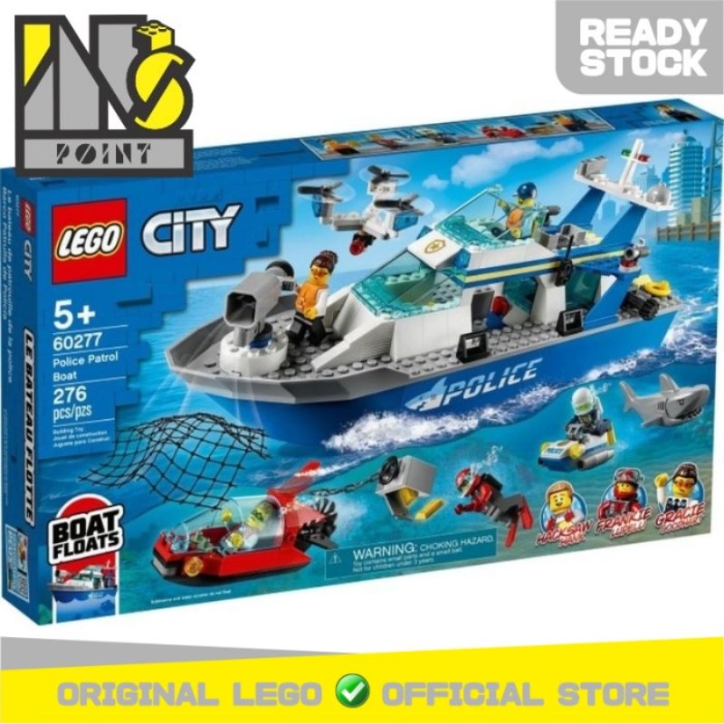 Jual LEGO 60277 - City - Police Patrol Boat di Seller InsPoint Official ...