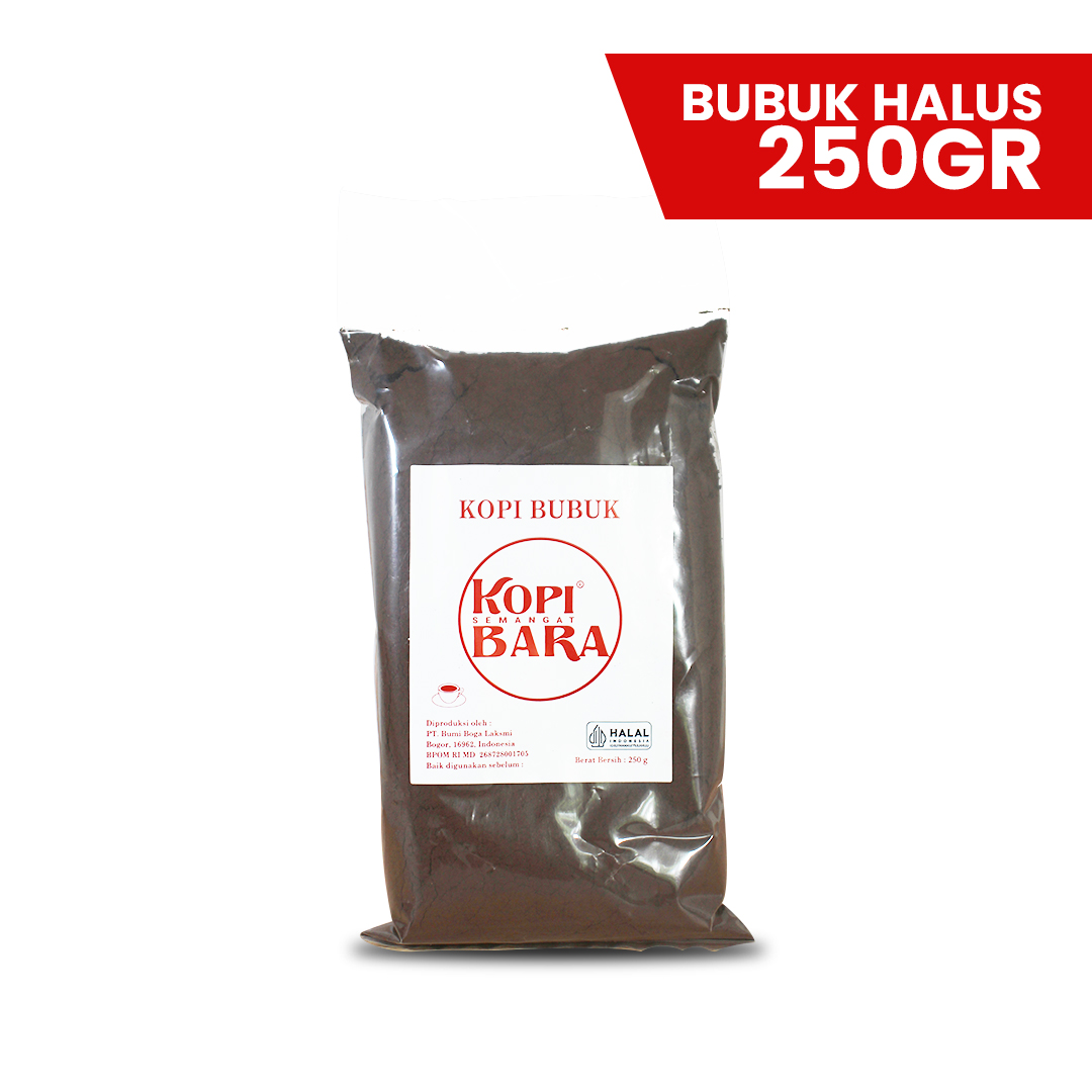 Jual Kopi Bubuk Halus Kopi Bara Reguler Pack 250gr - Medium - Giling ...