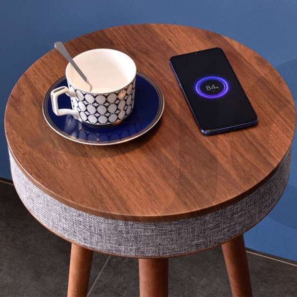 Promo Soleed Meja Speaker Bluetooth 5.0 Wireless Charger Coffee Table ...