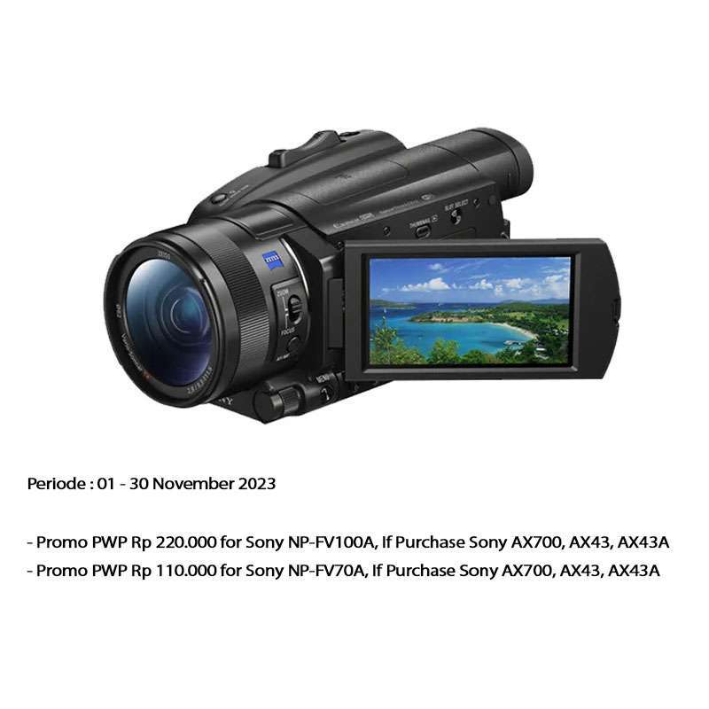 Jual Jpc Kemang Sony Fdr-ax700 4k Camcorder Sony Ax700 Sony Ax 700 ...