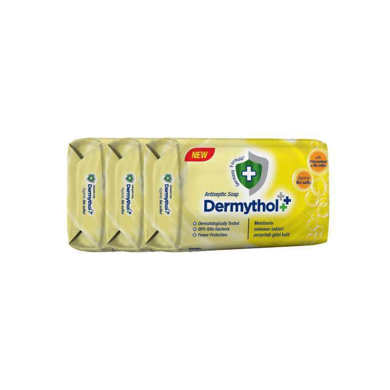 Promo Dermythol Hygienic Bio Sulfur Body Bar Soap [70 G X 3 Pcs] Diskon ...