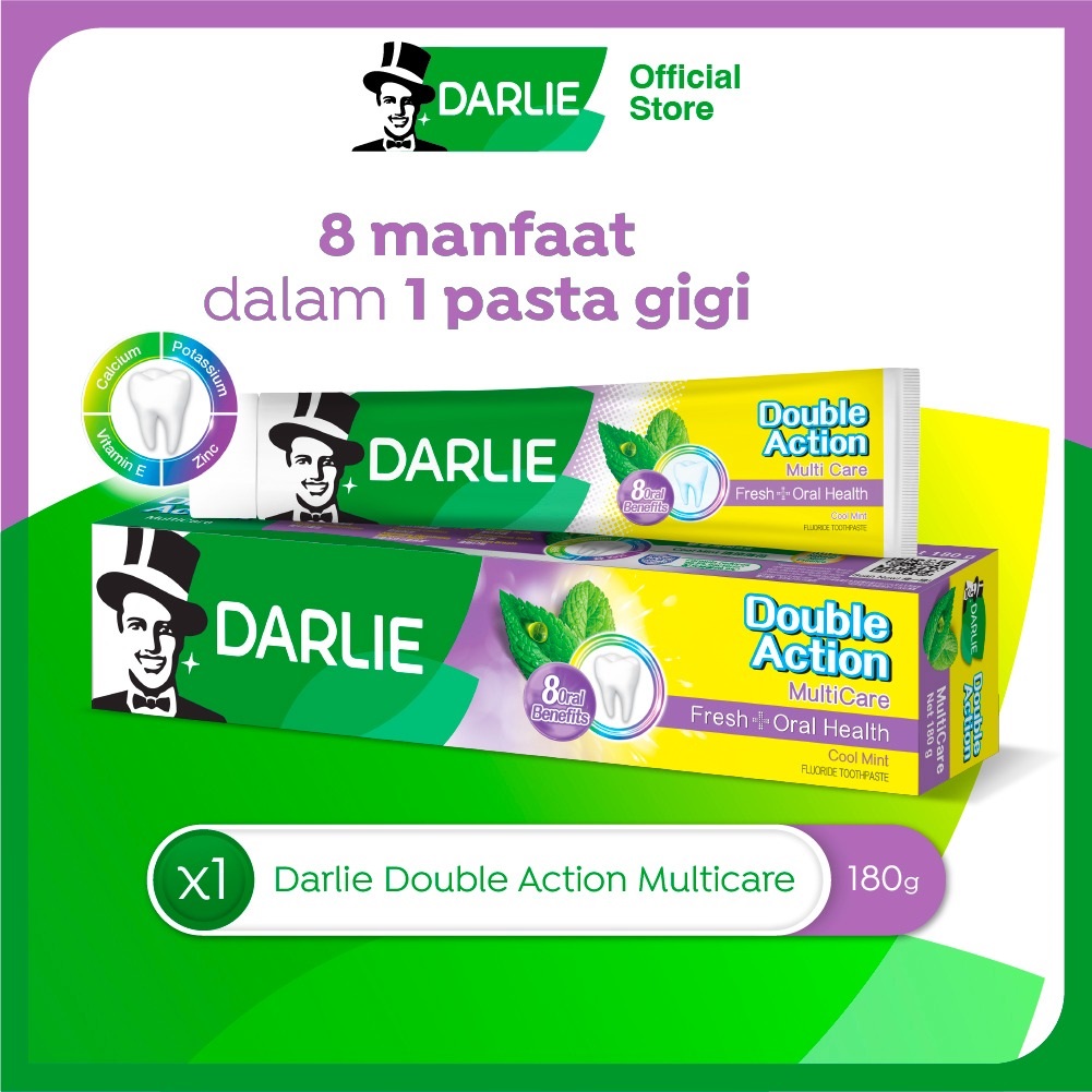 Promo Darlie Double Action Multicare [180 G] Diskon 4% Di Seller Bliblimart Personal Care ...