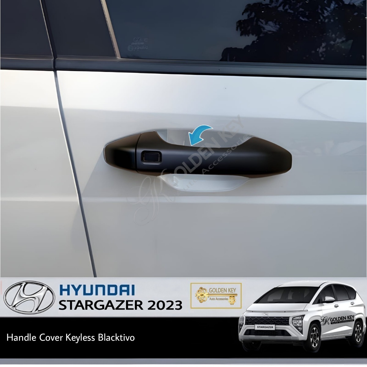 Jual JSL Cover Handle Hyundai Stargazer 2023 Type Prime Pegangan Pintu ...