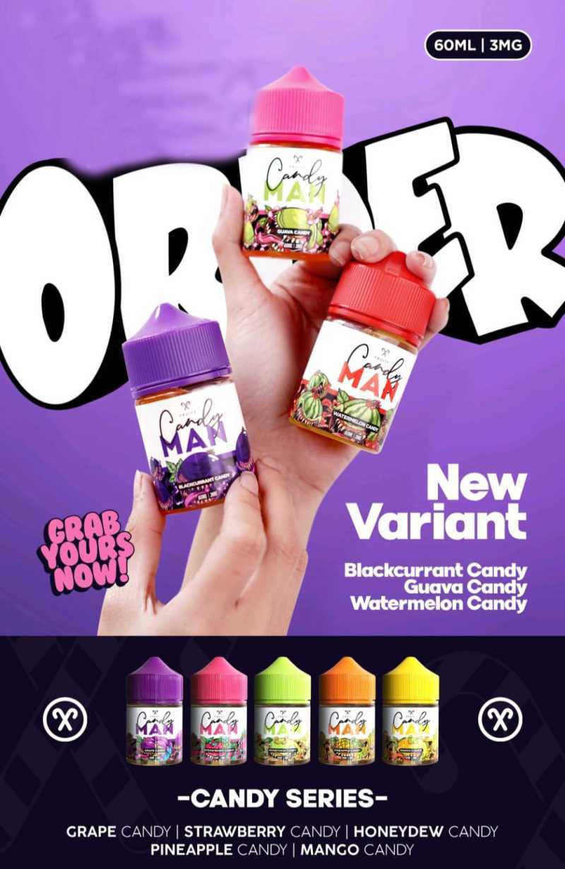 Jual Candyman Fruity Series 60ml - Blackcurrant Di Seller Egolegas ...