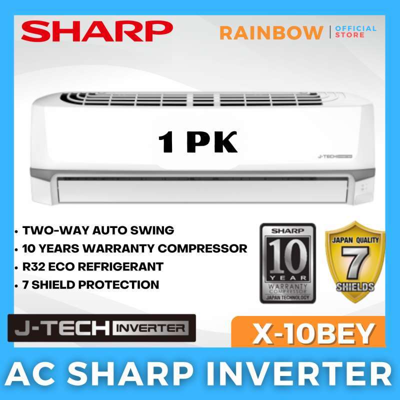 Jual Ac Sharp 1 Pk Jtech Inverter AH-X10BEY - Refrigrant R32 di Seller ...