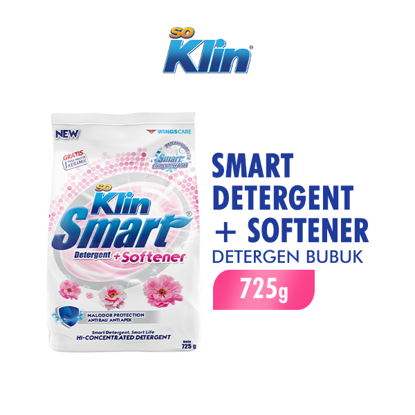 Promo So Klin Smart Softener Powder Detergen 725 G Diskon 22% Di Seller ...