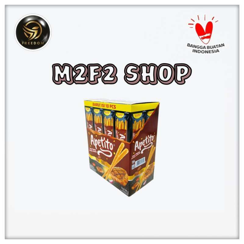 Jual Roma Apetito Biskuit Stik Renyah & Gurih Rasa Bbq - 18,5 Gr ...