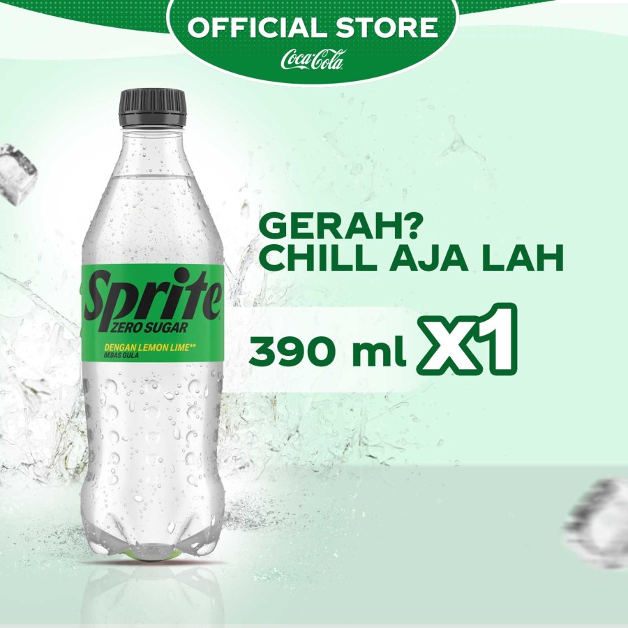 Promo Sprite Minuman Bersoda Zero Sugar [390 Ml] Diskon 8% Di Seller ...