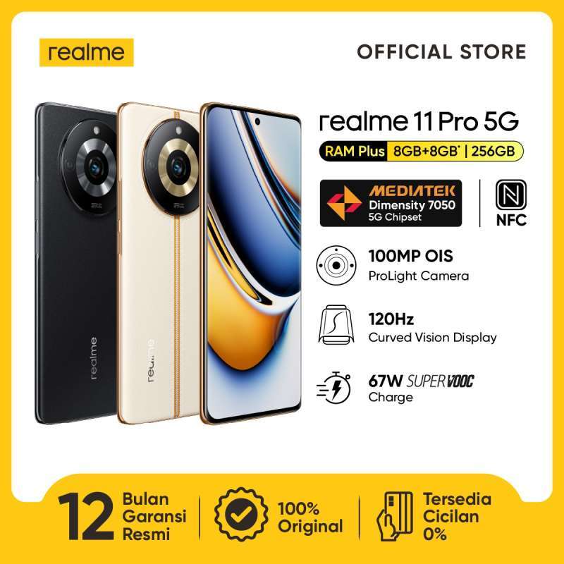 Jual Realme 11 Pro 8gb+8gb* | 256gb (120hz Curved Vision Display ...