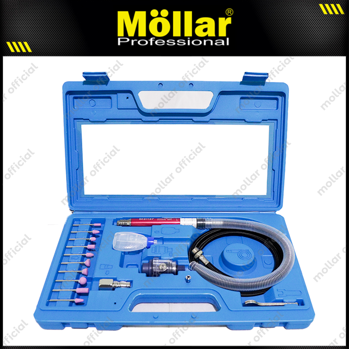Promo Mollar Atpk01 Air Mini Grinder Set 17 Pcs Bor Gerinda Tuner ...
