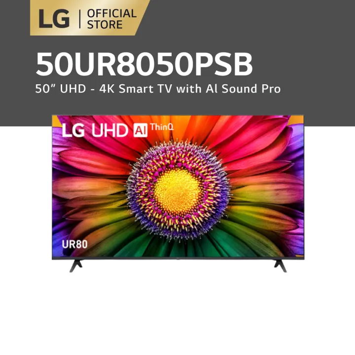 Promo LG LED Ultra HD Smart TV 4K [50 inch] 50UR8050PSB Diskon 28% di Seller LG Official Store ...