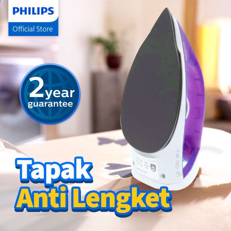 Promo Philips Setrika Kering Diva Gc122/37 - Ungu, Tapak Non-stick ...