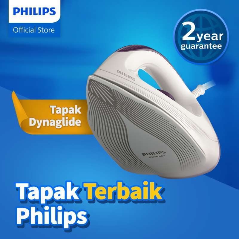Promo Philips Setrika Kering Afinia Gc160/27 Putih Ungu - Setrika ...