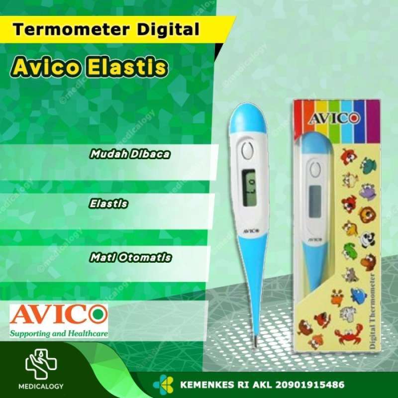 Jual Termometer Digita Avico Termometer Digital Flexible Avico ...