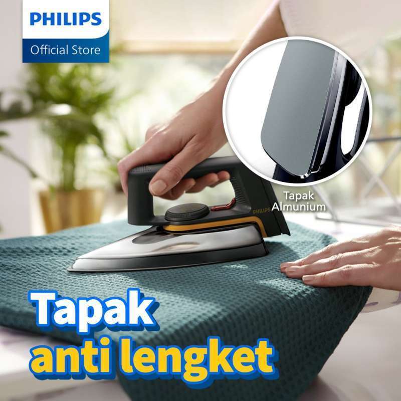 Promo Philips Setrika Kering Classic Hd1172/99 - Hitam Tapak Anti ...