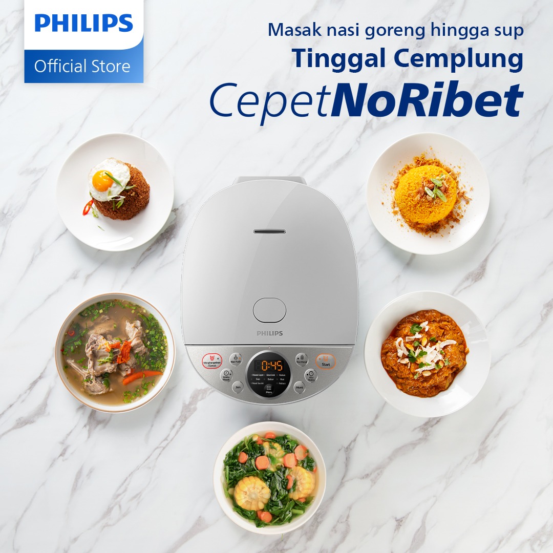 Promo Philips Digital Rice Cooker / Magic Com Hd4515/30 1.8 L Lapisan ...
