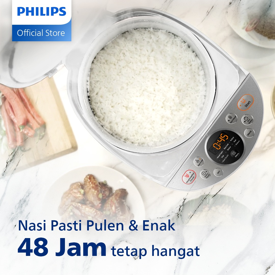 Promo Philips Digital Rice Cooker / Magic Com Hd4515/30 1.8 L Lapisan ...