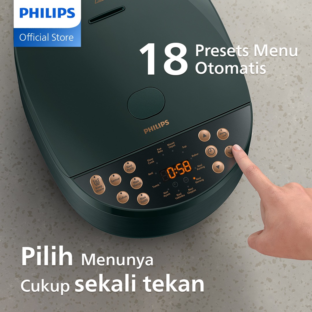Promo Philips Digital Rice Cooker / Magic Com Hd4515/91 1.8 L Lapisan ...