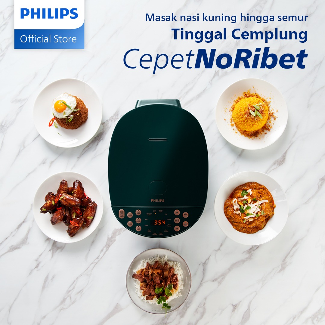Promo Philips Digital Rice Cooker / Magic Com Hd4515/91 1.8 L Lapisan ...