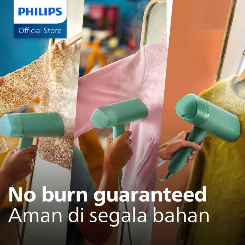 Promo Philips Handheld Steamer Sth3010/70 Hijau - Setrika Uap Optimal ...
