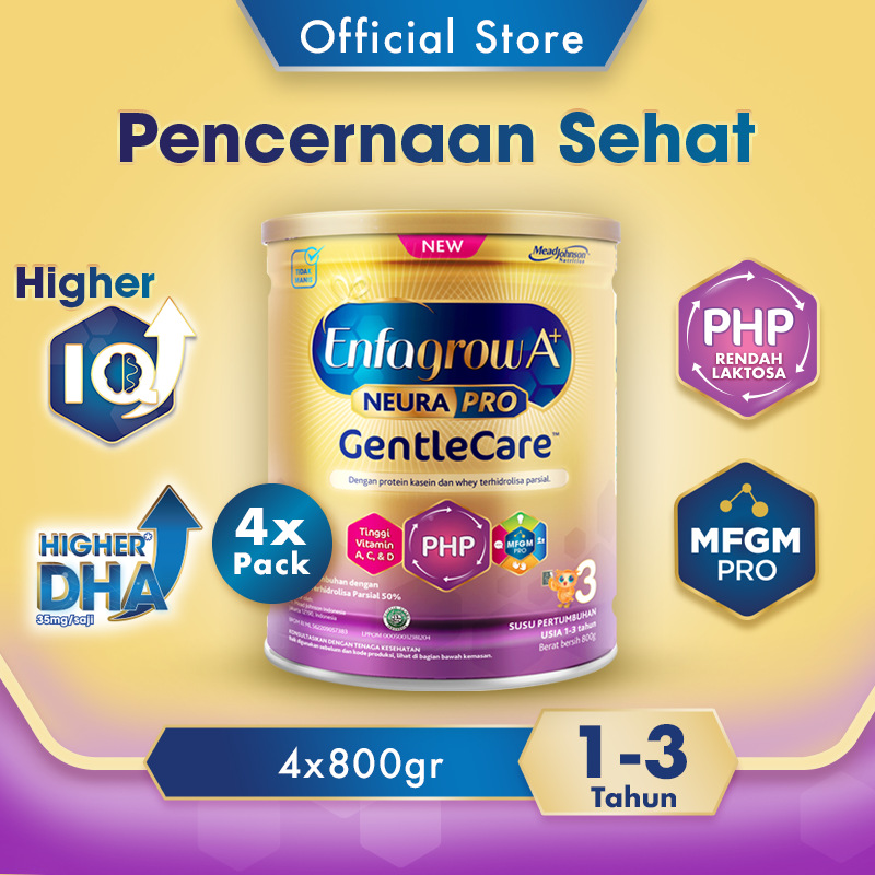Promo Enfagrow A+ Gentle Care Susu Formula 800 g [4 Pcs] Diskon 34% di Seller Reckitt Benckiser ...
