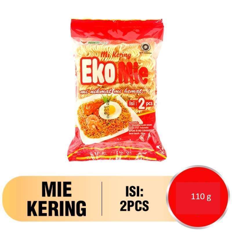 Promo Smg/jog/solo - Ekomie Mie Instan Kering Isi 2 Pcs 110 Gr Diskon ...