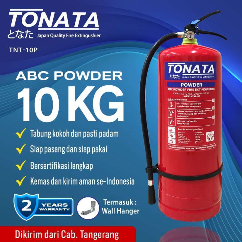 Jual Apar Abc Powder 10 Kg Tonata / Set Komplit Di Seller Tonata Safety ...