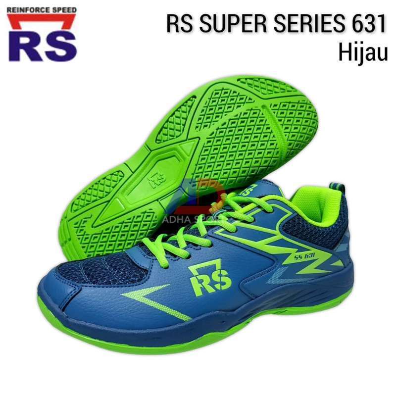 Jual Sepatu Badminton Rs Super Series 631 / Ss631 Jade Green Hijau ...